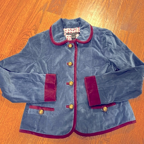 Marc Jacobs | Jackets & Coats | Marc Jacobs Velvet Military Style ...